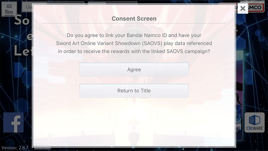 【Official】Sword Art Online Variant Showdown (SAOVS) | BANDAI NAMCO Entertainment Inc.